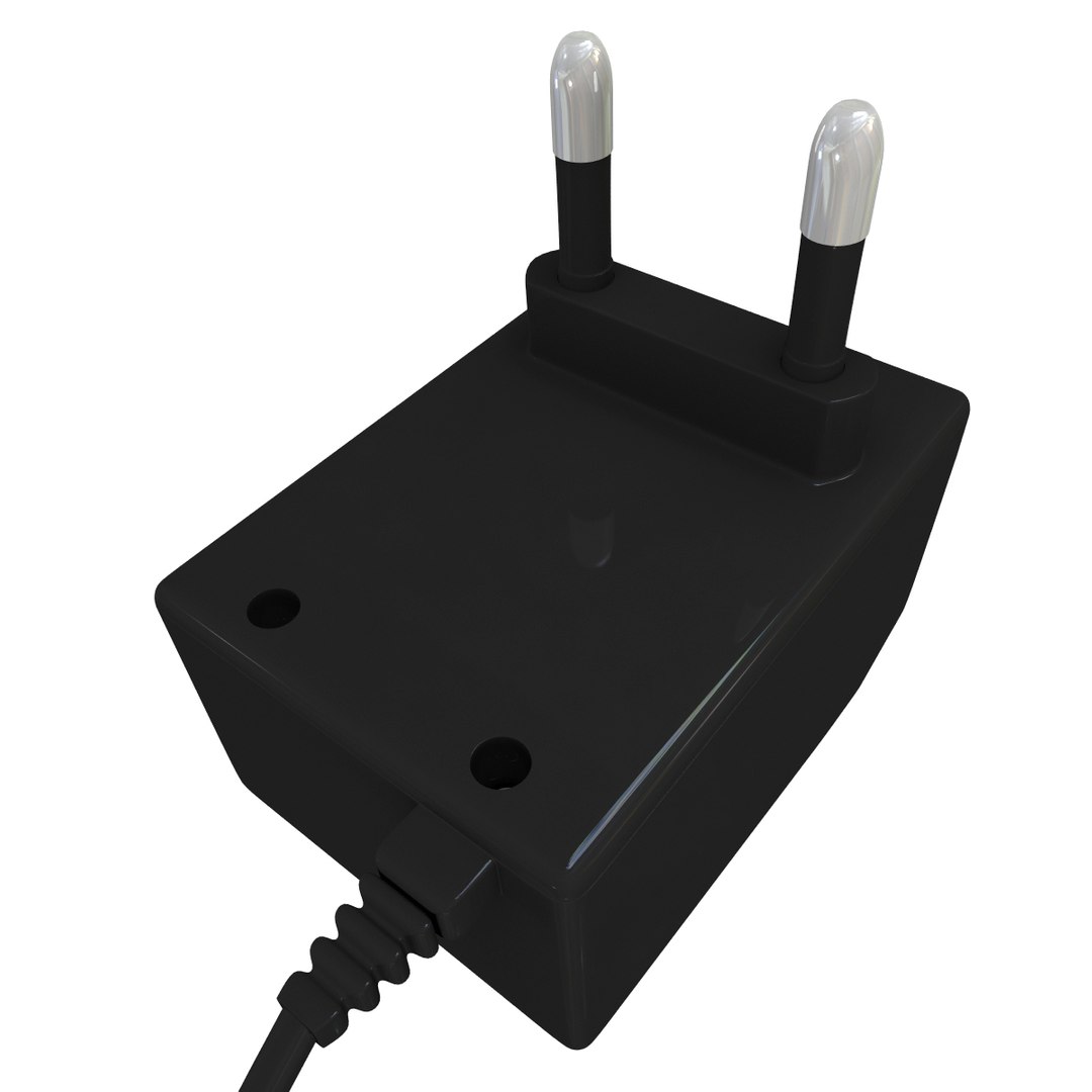12w Power Adapter 3d Model