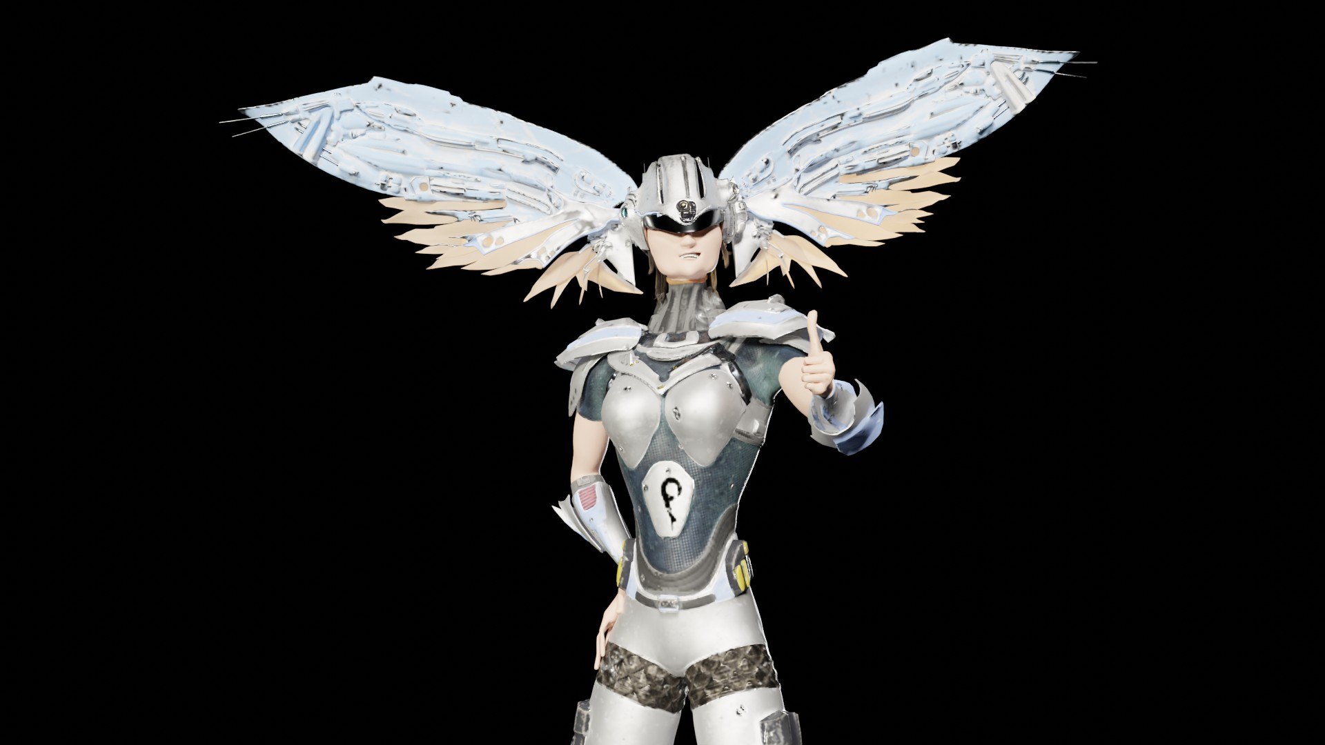 Space Ranger Girl 3D Model - TurboSquid 2283496