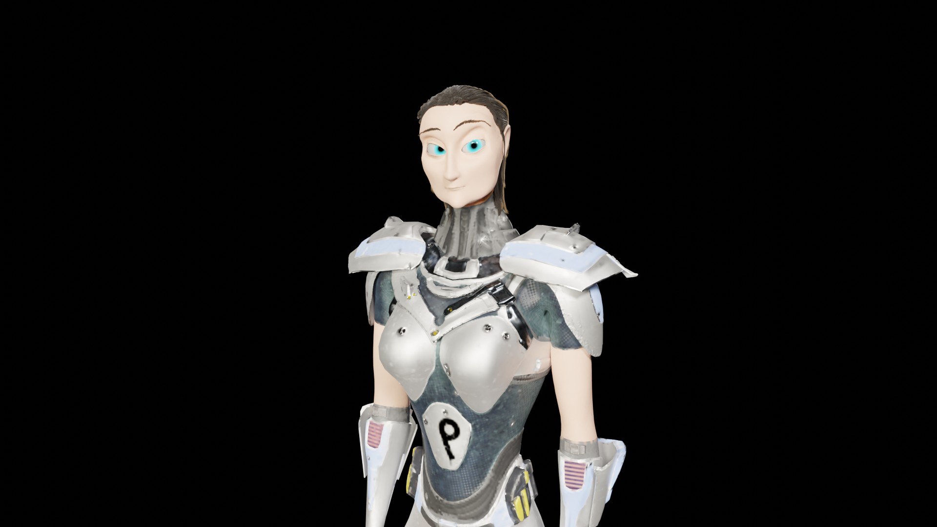 Space Ranger Girl 3D Model - TurboSquid 2283496