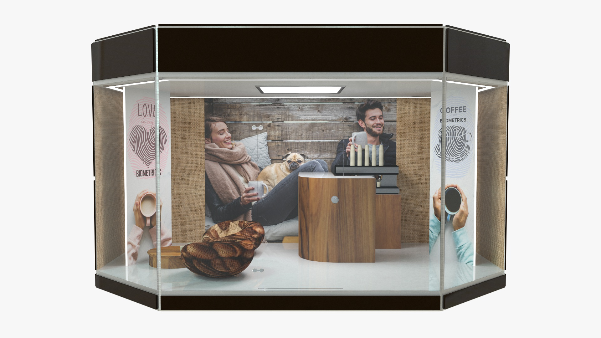Coffee Sale Point 3D Model - TurboSquid 1428160