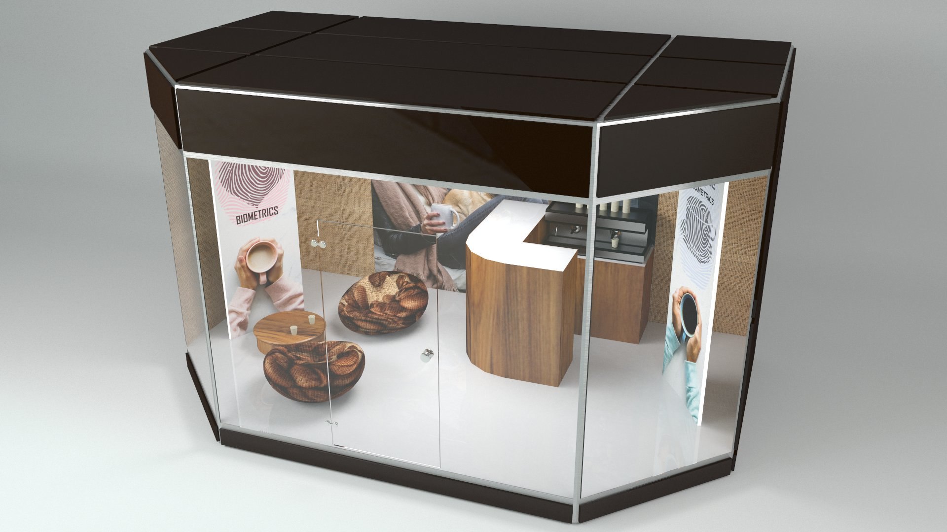 Coffee Sale Point 3D Model - TurboSquid 1428160