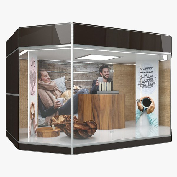 Coffee sale point 3D model - TurboSquid 1428160