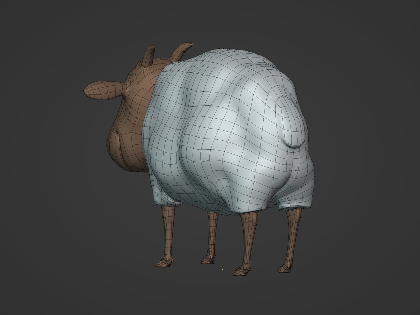 Cartoon Sheep Model - TurboSquid 1835699