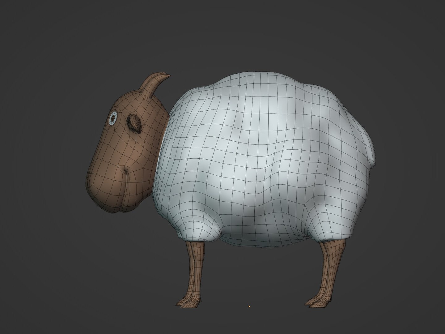 Cartoon Sheep Model - TurboSquid 1835699