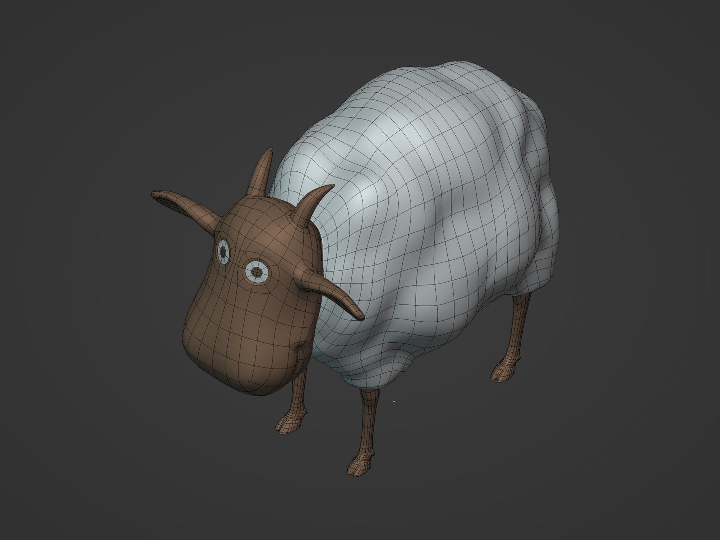 Cartoon Sheep Model - TurboSquid 1835699