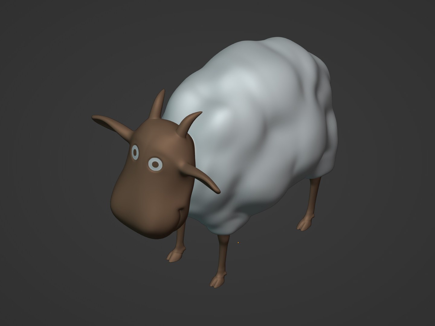 Cartoon Sheep Model - TurboSquid 1835699