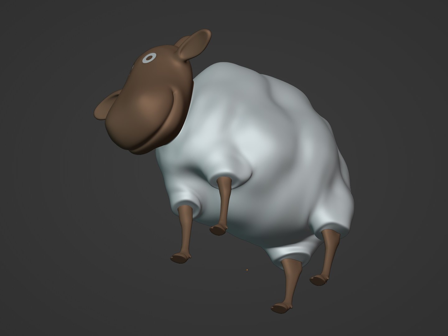 Cartoon Sheep Model - TurboSquid 1835699