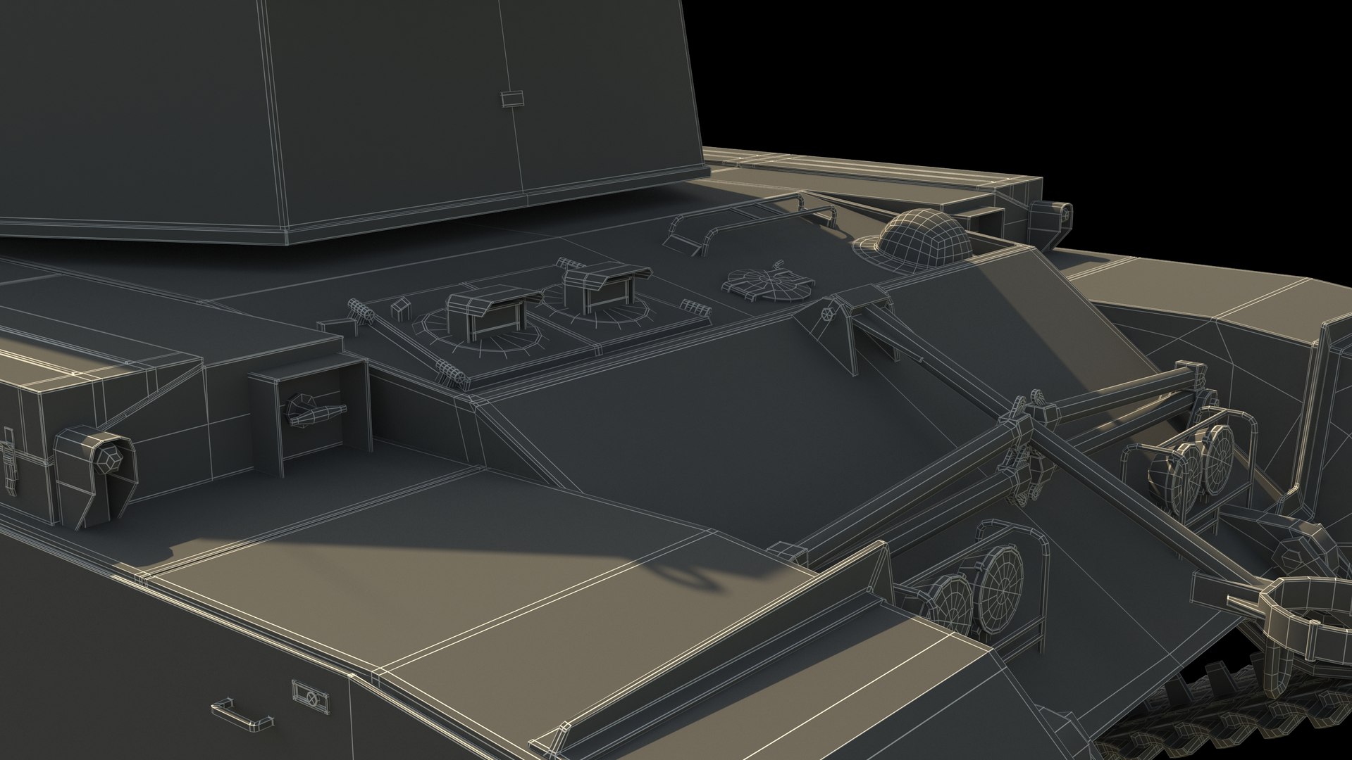 3D British Heavy Tank Fv4005 Model - TurboSquid 1655830