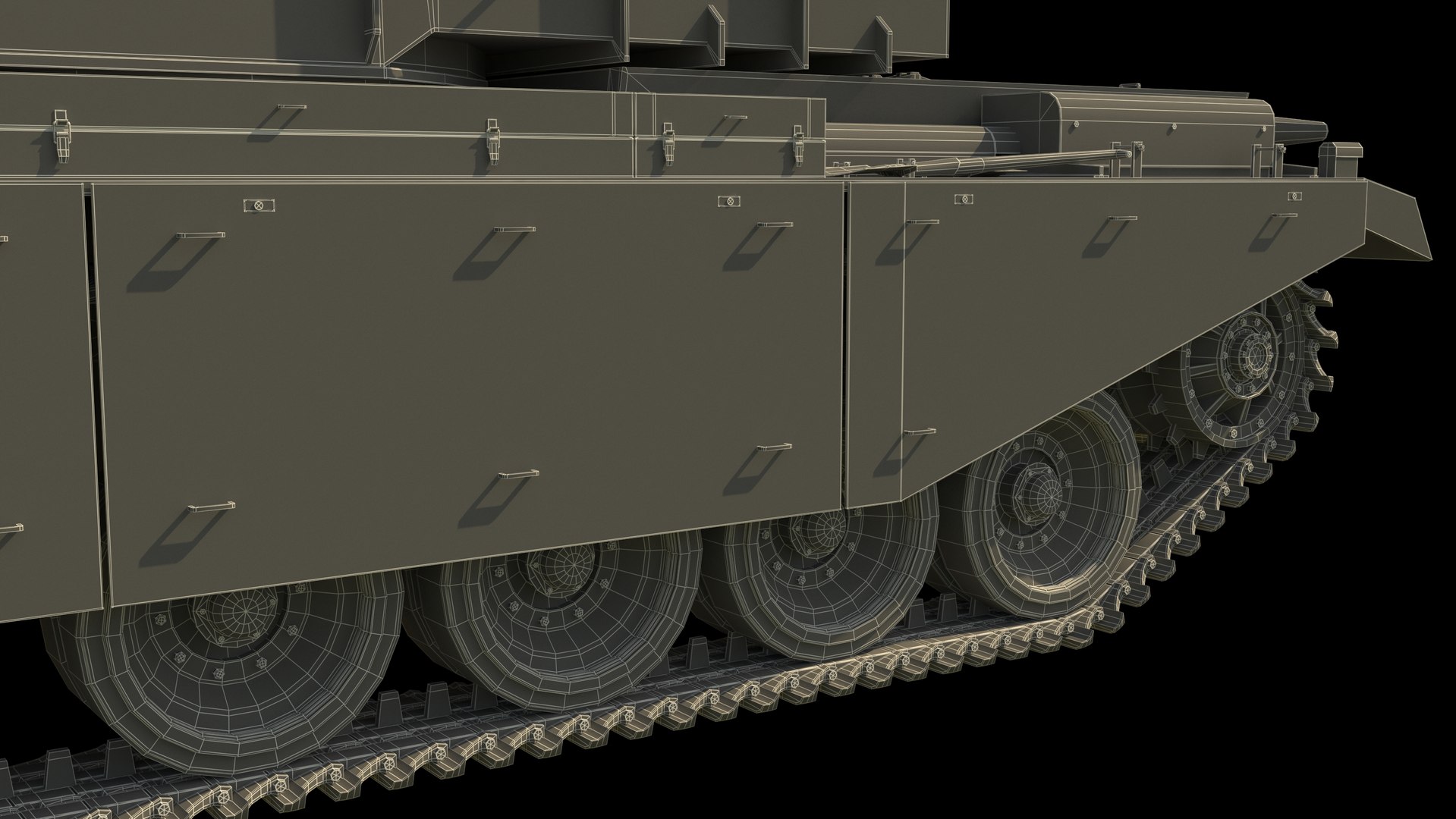 3D British Heavy Tank Fv4005 Model - TurboSquid 1655830