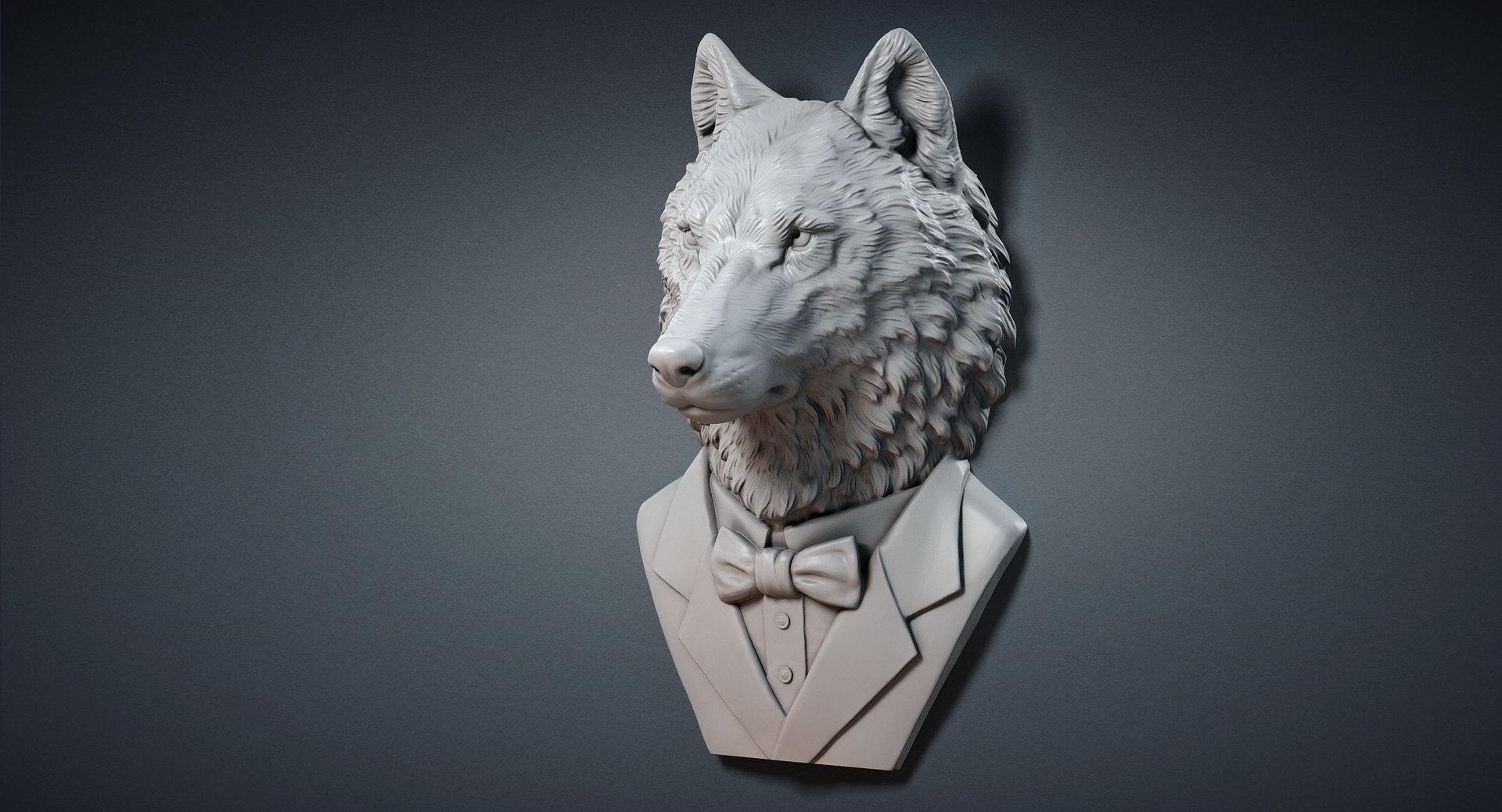 3D model wolf gentleman fantasy character - TurboSquid 1443019