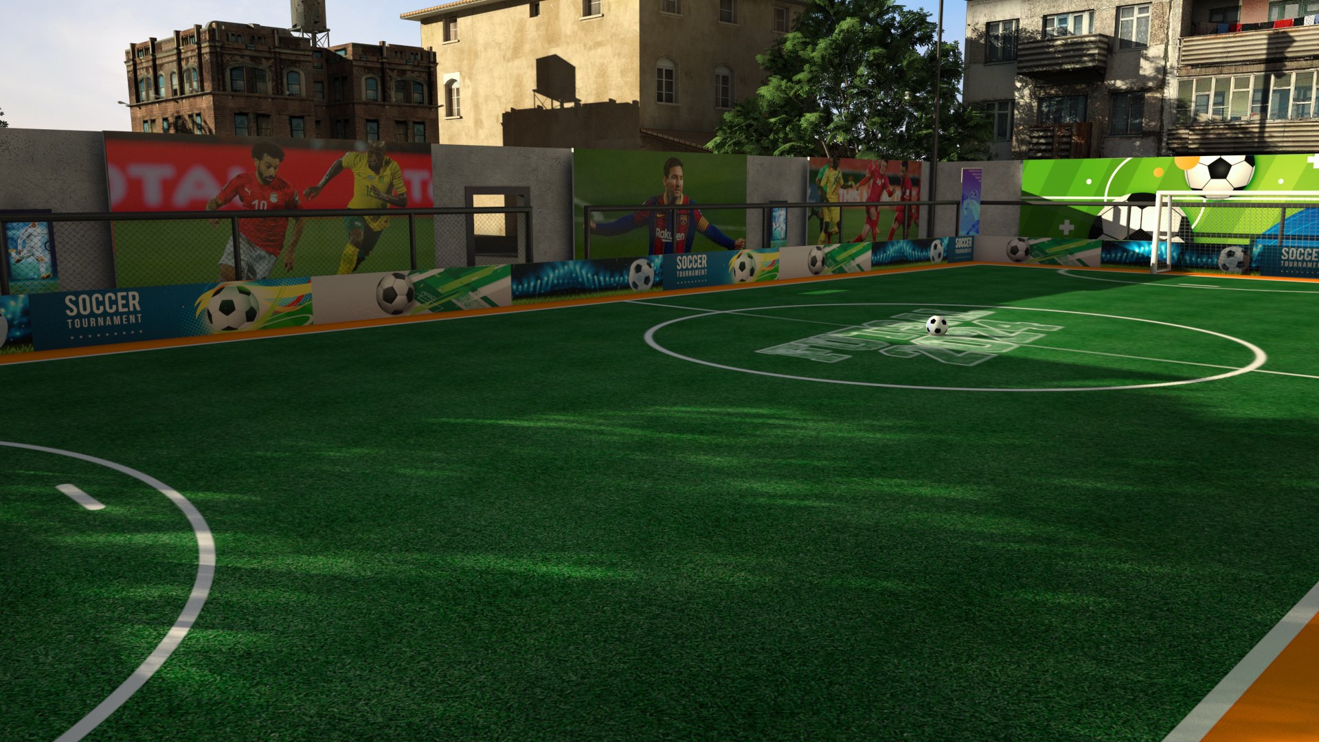 3D Street Football Court - TurboSquid 2271253