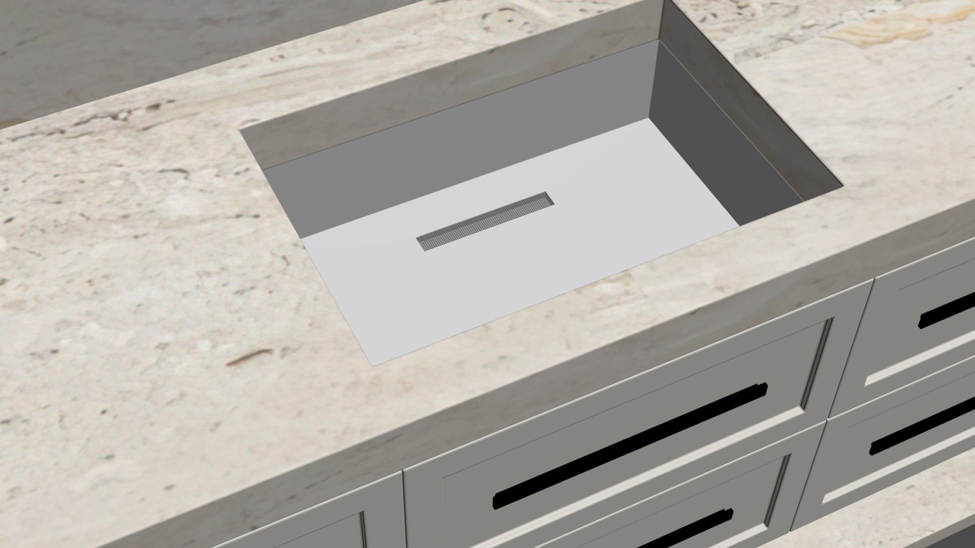 Bathroom Vanity model - TurboSquid 2040665