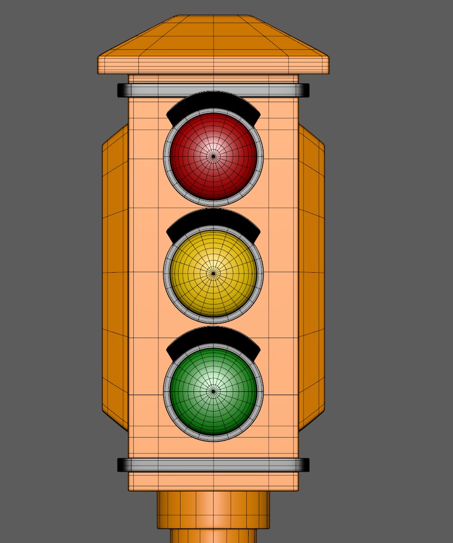 Traffic Light Car Model - TurboSquid 1265142