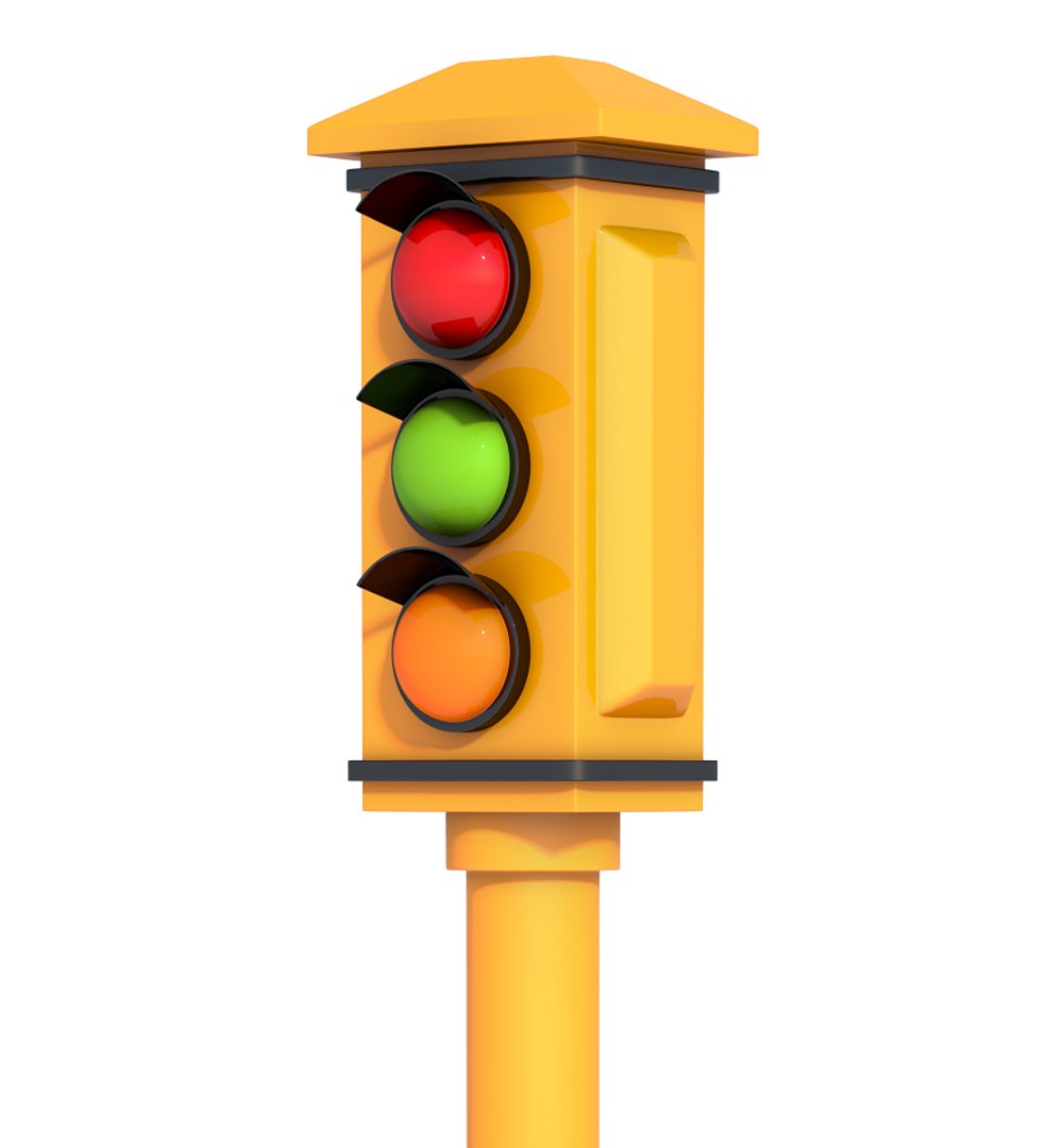 Traffic Light Car Model - TurboSquid 1265142