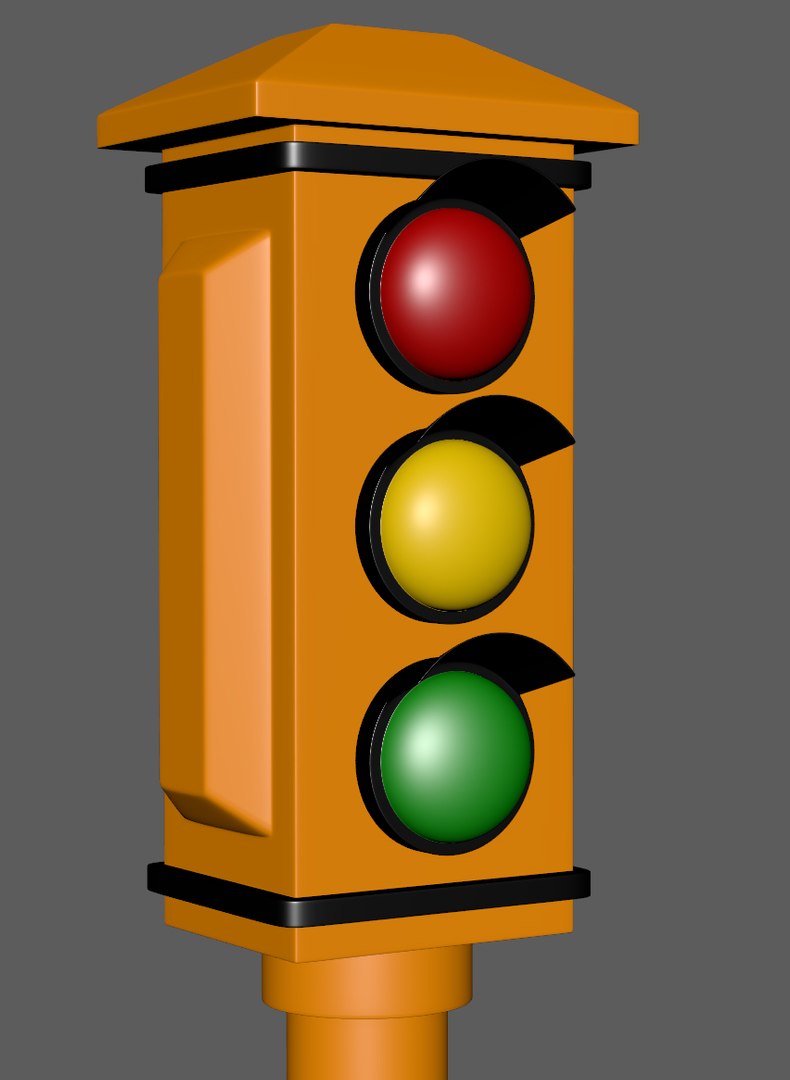Traffic Light Car Model - TurboSquid 1265142