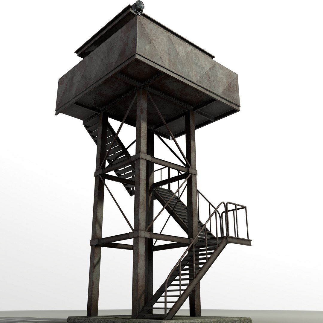 3D Model Wach Tower - TurboSquid 1596468