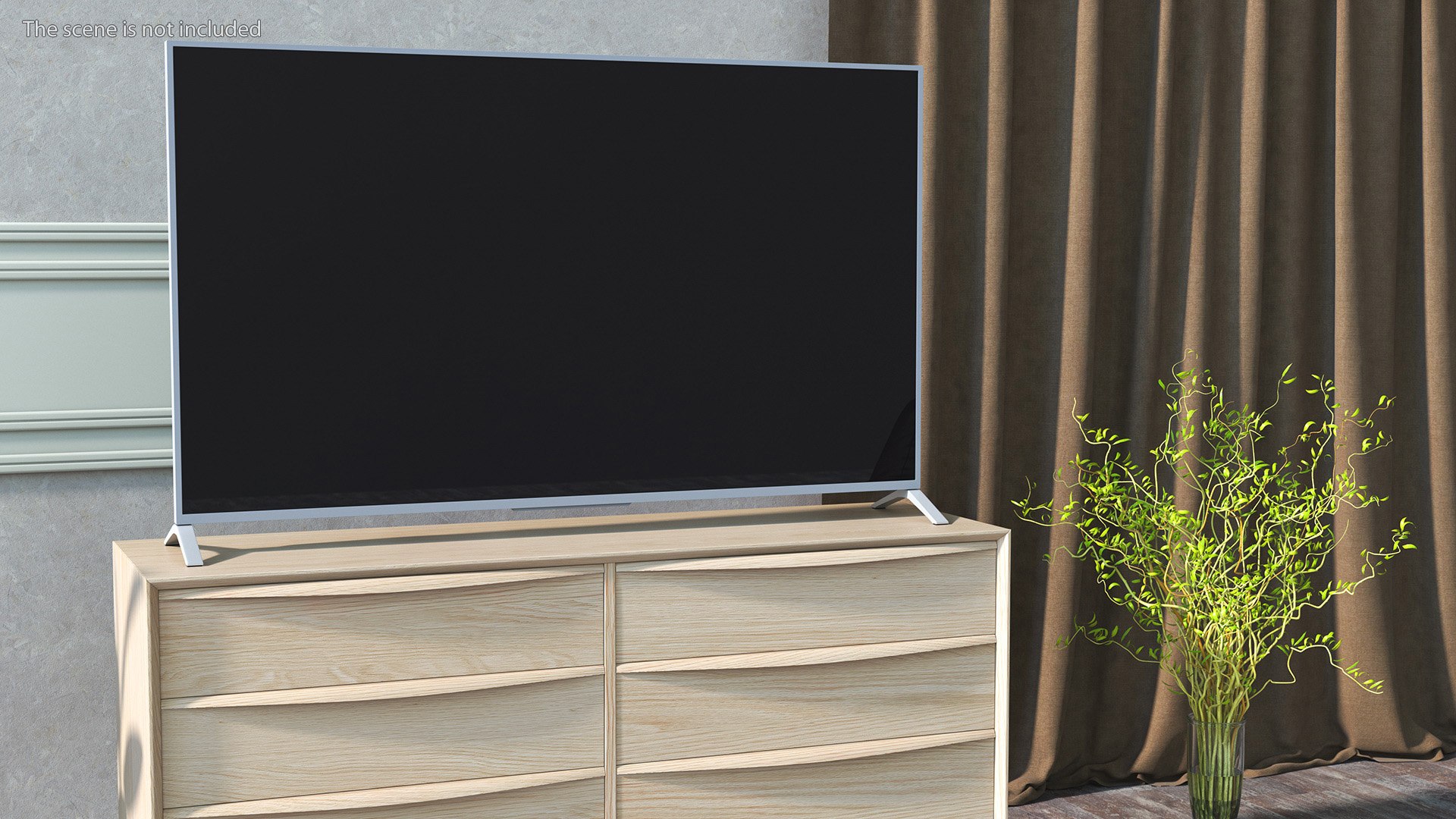 Modern Flat Screen TV 3D - TurboSquid 2264715