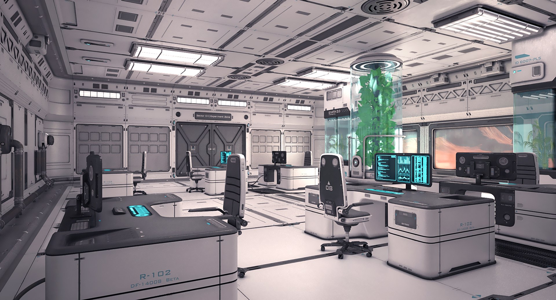 Sci Fi Laboratory 03 3D Model - TurboSquid 1357198