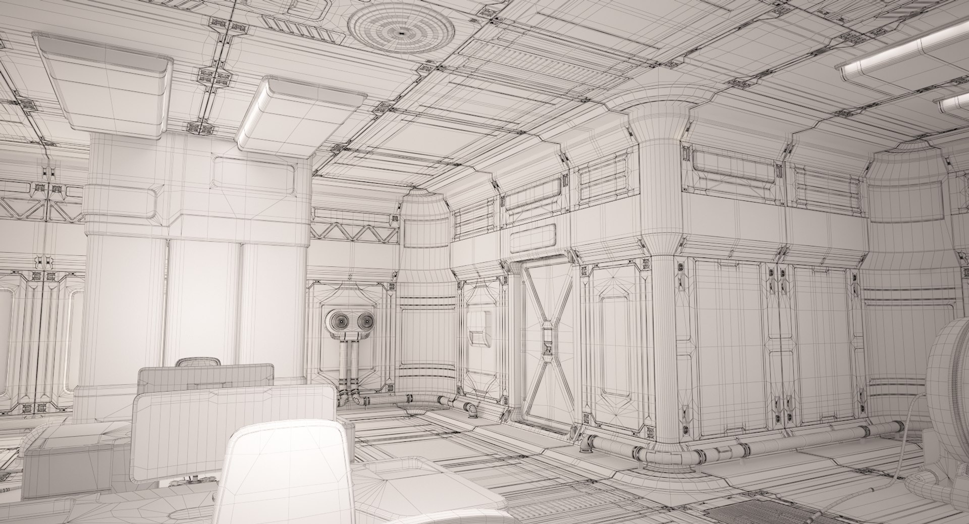 Sci fi laboratory 03 3D model - TurboSquid 1357198