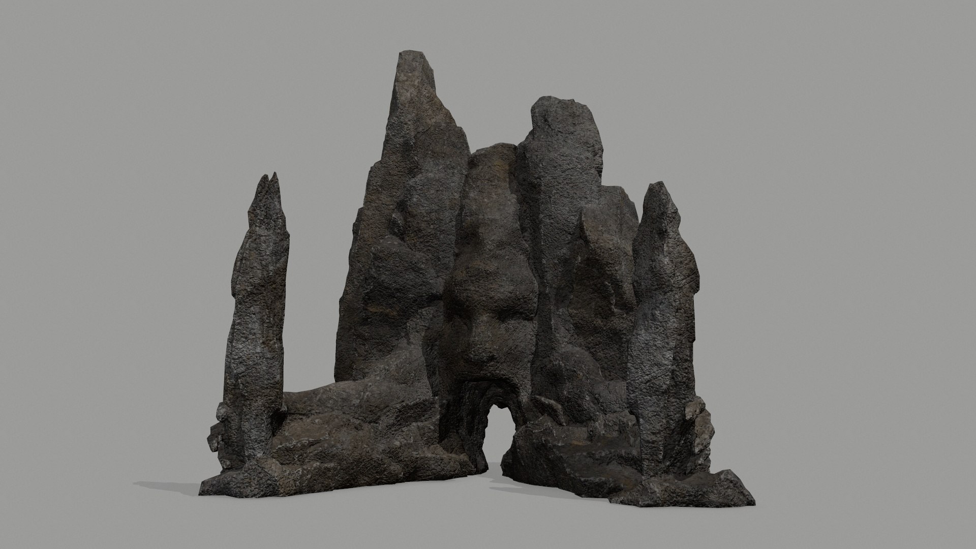 Rock Gate 3D model - TurboSquid 2157651