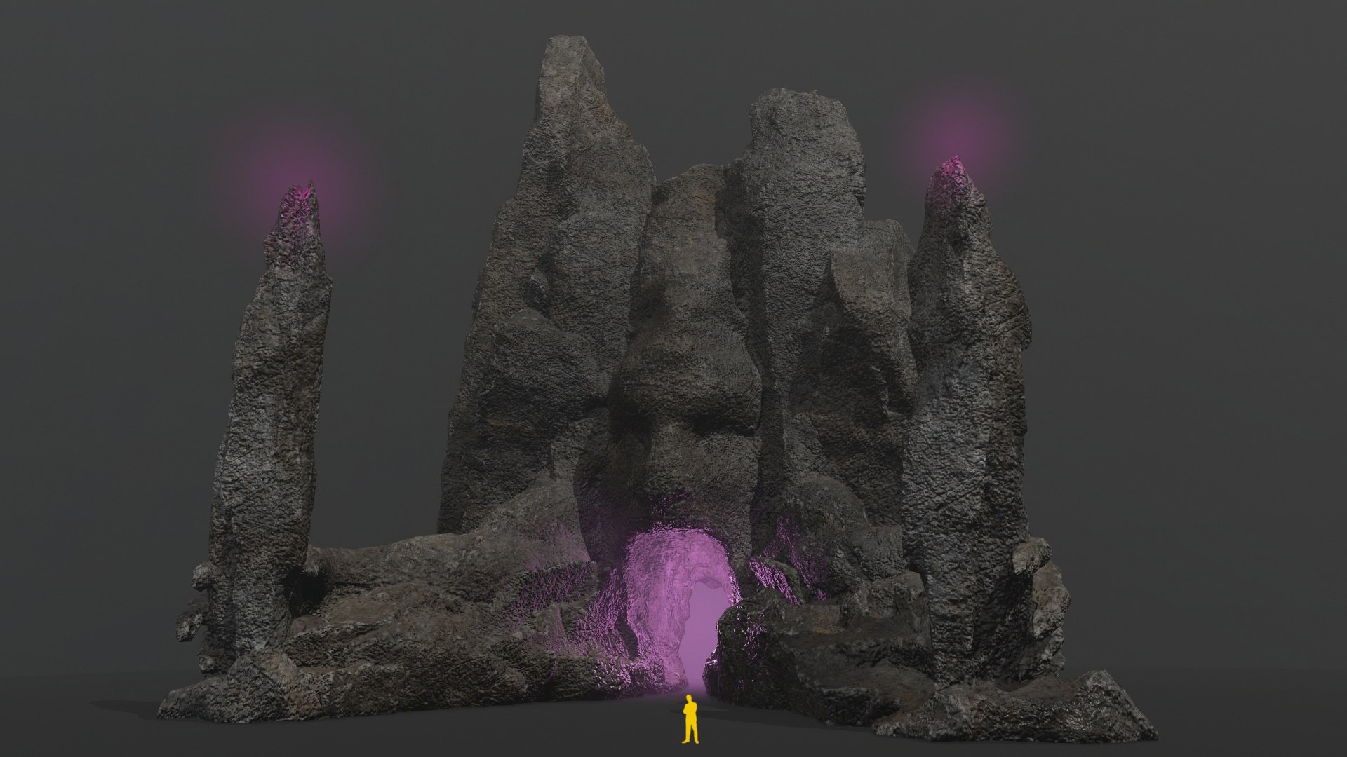 Rock Gate 3D model - TurboSquid 2157651