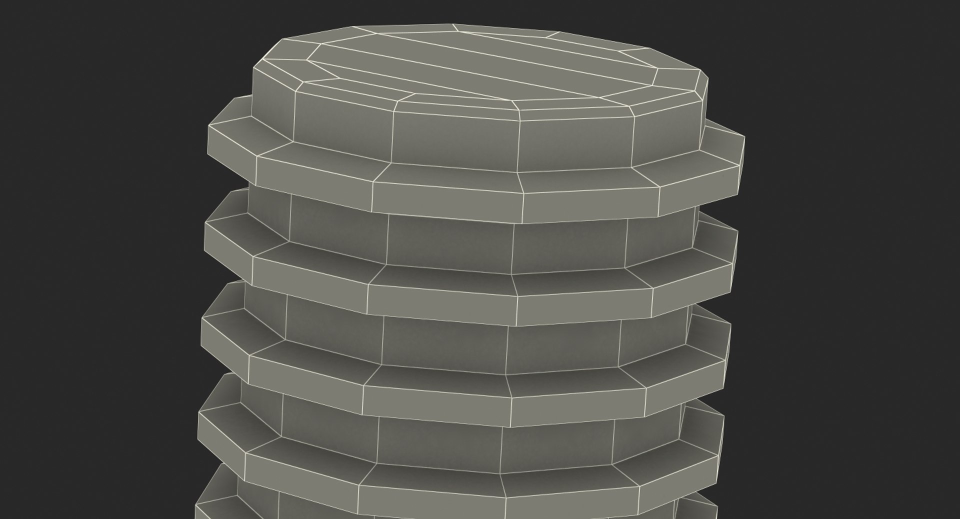 3D Machine Screw Model - TurboSquid 1253350