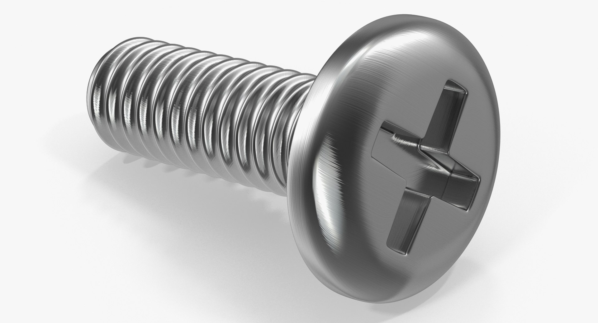 3D Machine Screw Model - TurboSquid 1253350