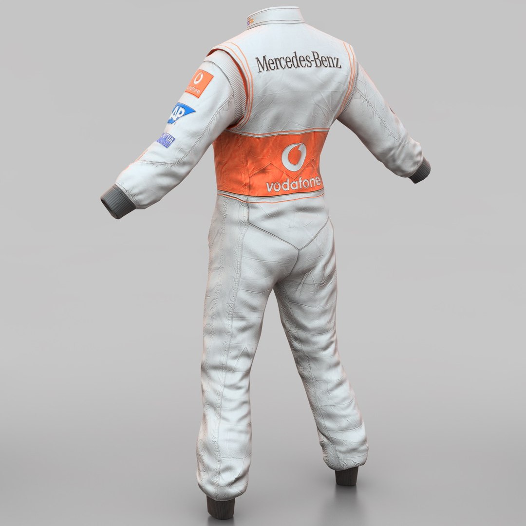 racing driver clothes 2 3d 3ds