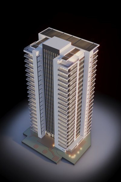 Apartment Building SketchUp Models for Download | TurboSquid