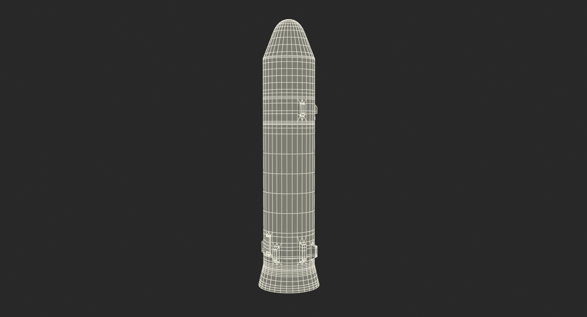 3D Taepodong 2 Nuclear Warhead Model - TurboSquid 1249316