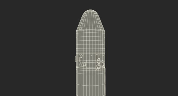 3D taepodong 2 nuclear warhead model - TurboSquid 1249316
