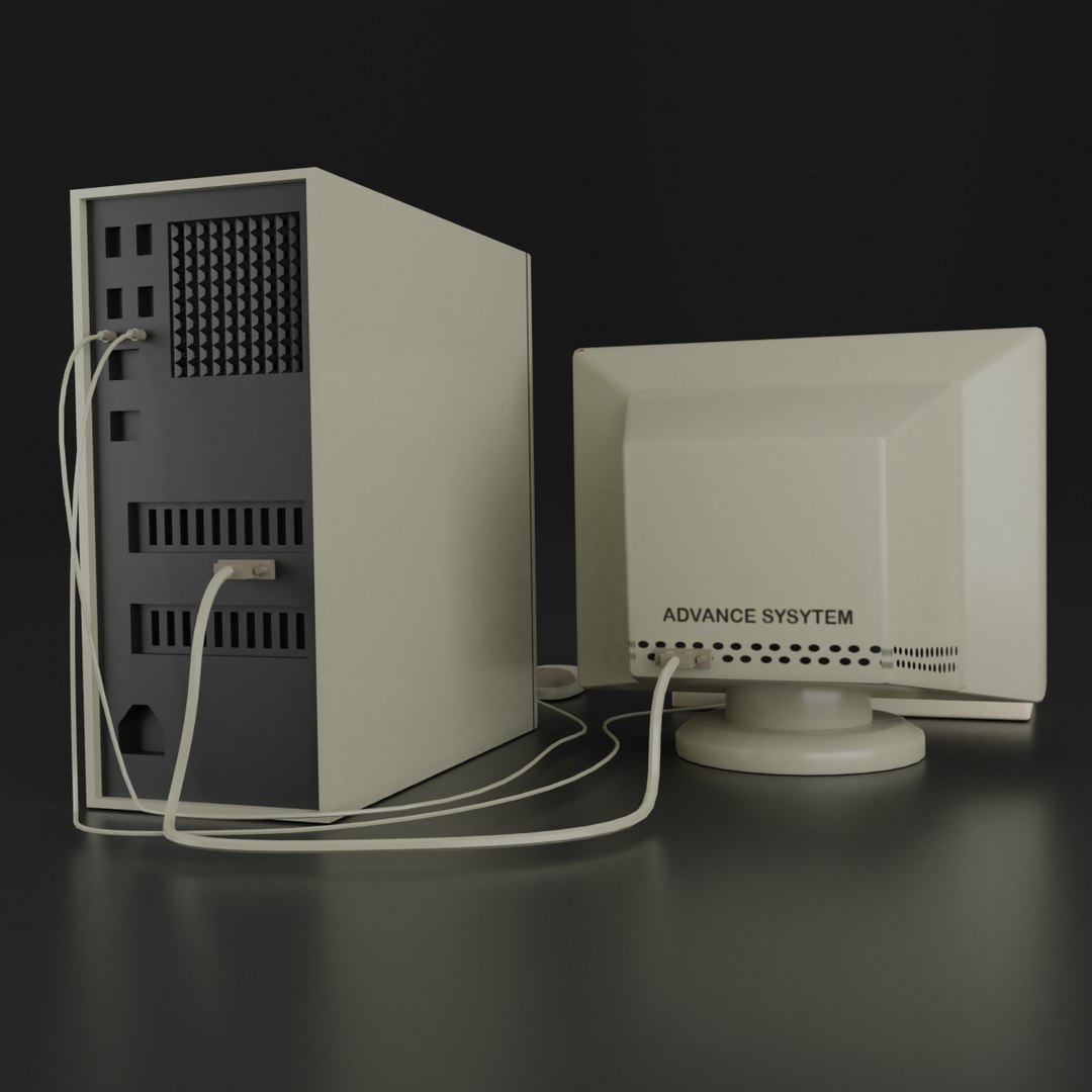 3D Old Computer Realistic Ready Model - TurboSquid 1481624