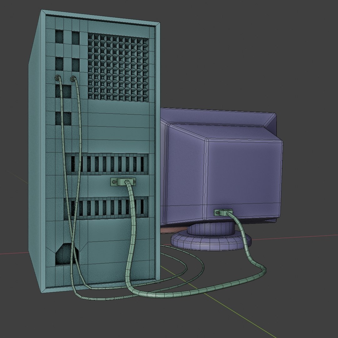 3D Old Computer Realistic Ready Model - TurboSquid 1481624