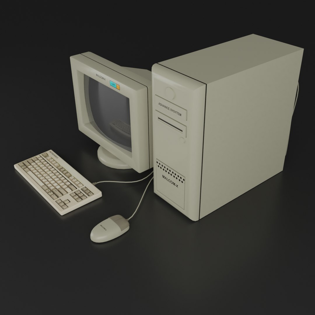 3D Old Computer Realistic Ready Model - TurboSquid 1481624