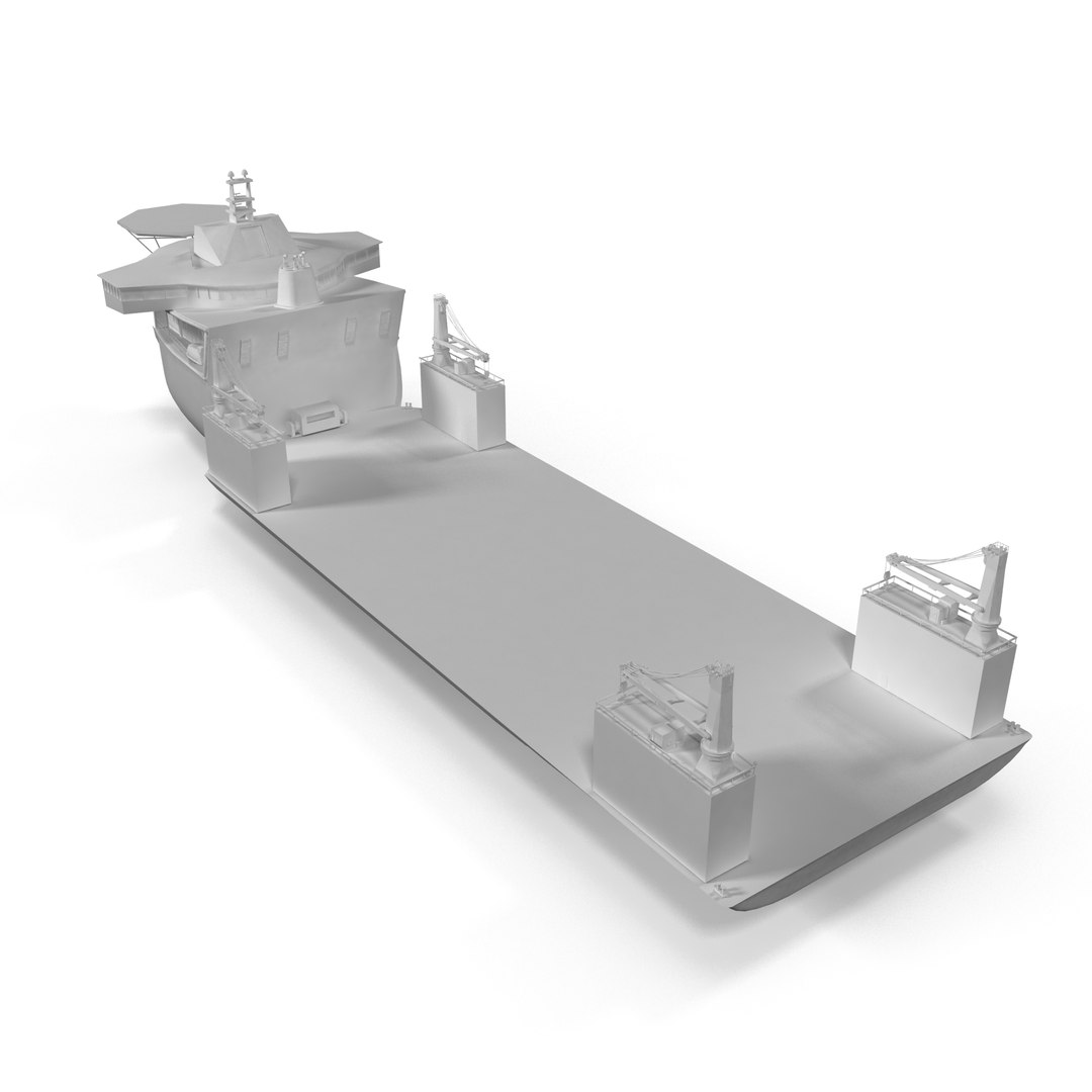 3d Model Heavy Lift Vessel