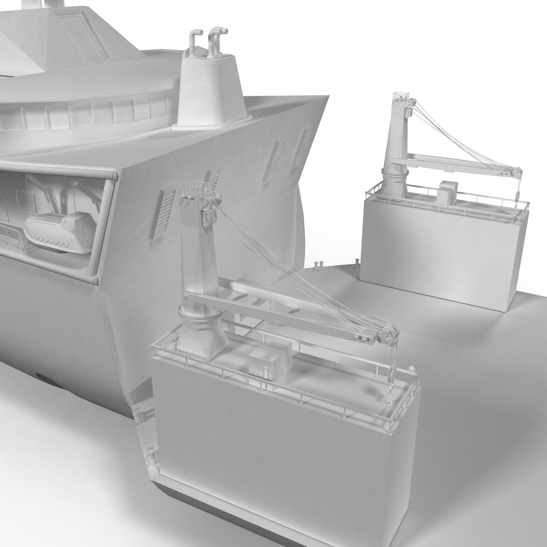 3d Model Heavy Lift Vessel