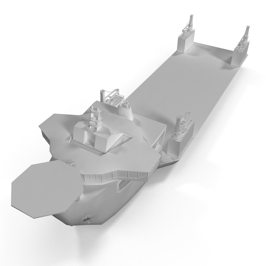 3d Model Heavy Lift Vessel