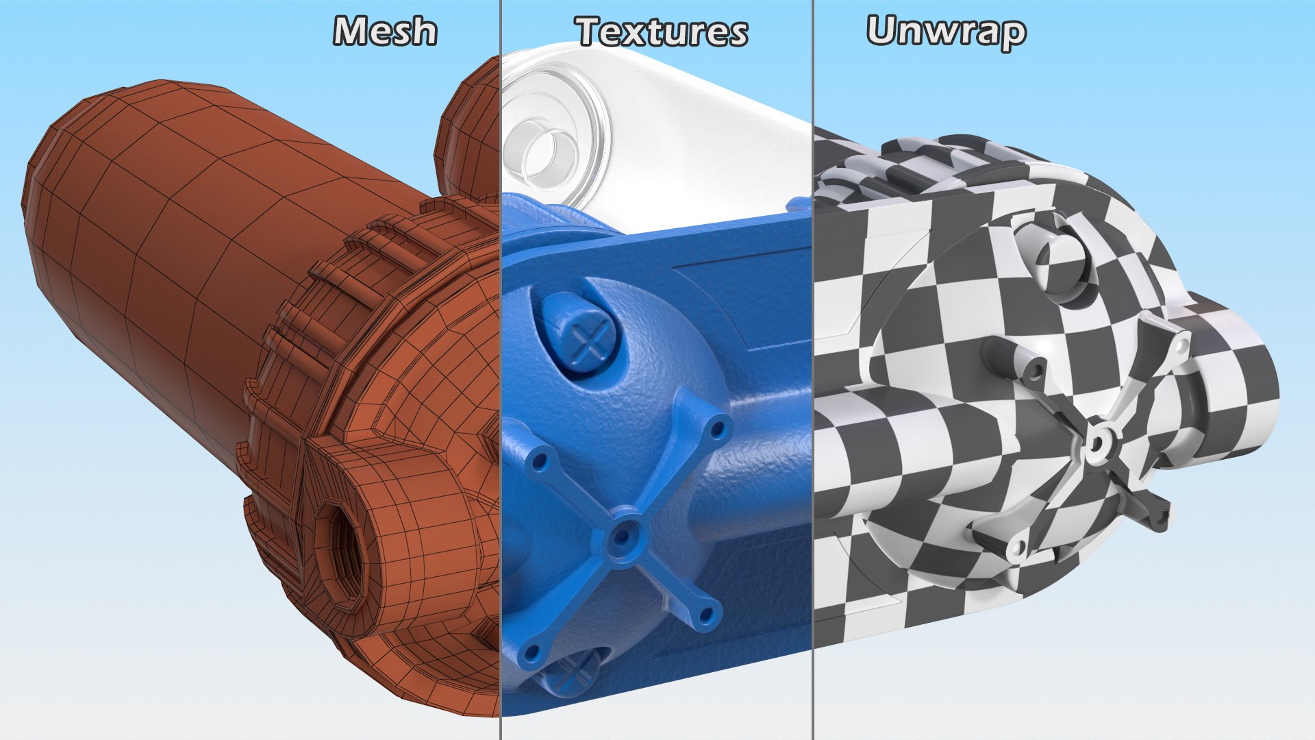 Dual Stage Water Filter Housing Transparent 3D Model - TurboSquid 1735226