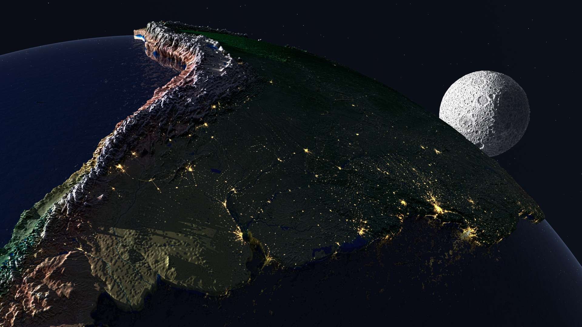 Earth moon model - TurboSquid 1699416