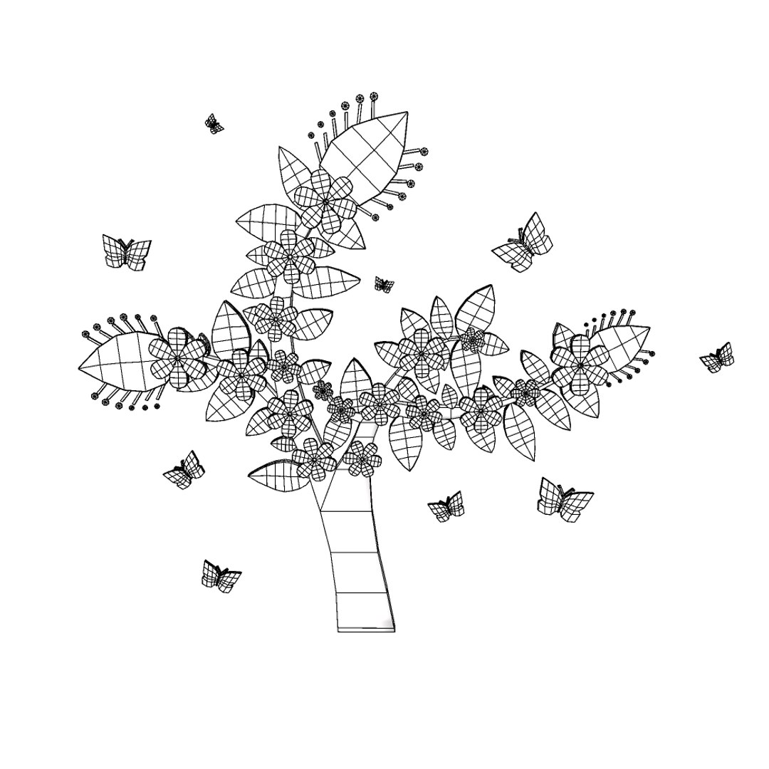max cartoon tree