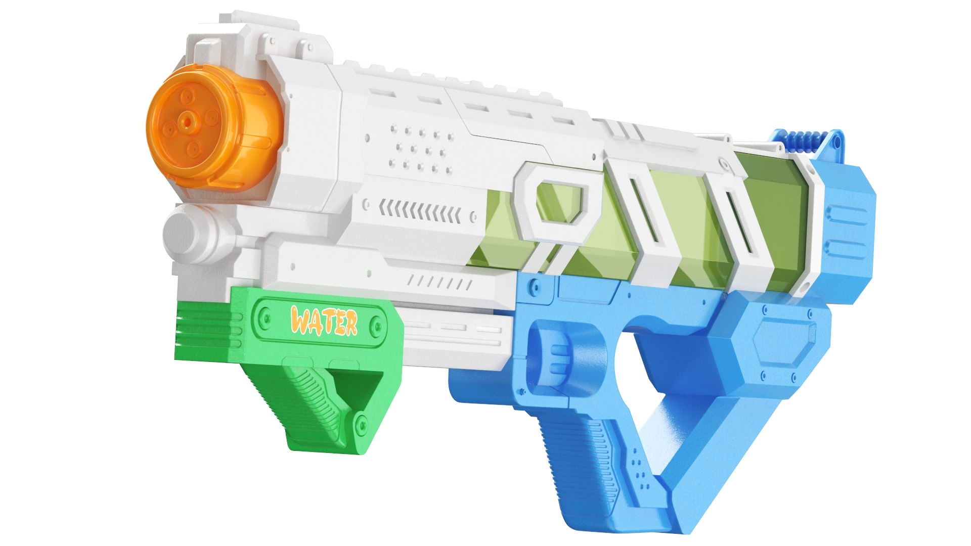 Detailed Water Gun 3D Model - TurboSquid 2240261