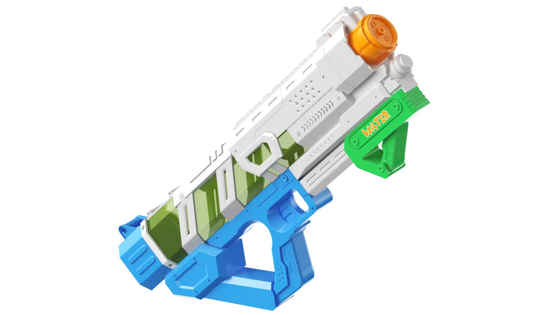 Detailed Water Gun 3D Model - TurboSquid 2240261