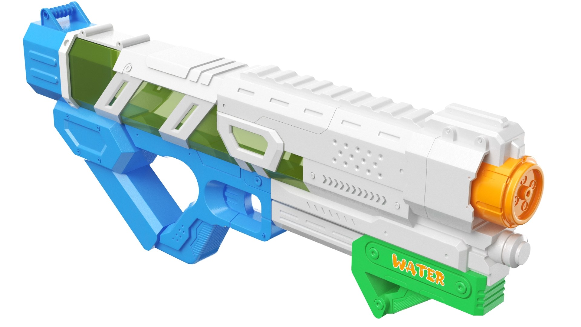 Detailed Water Gun 3D Model - TurboSquid 2240261