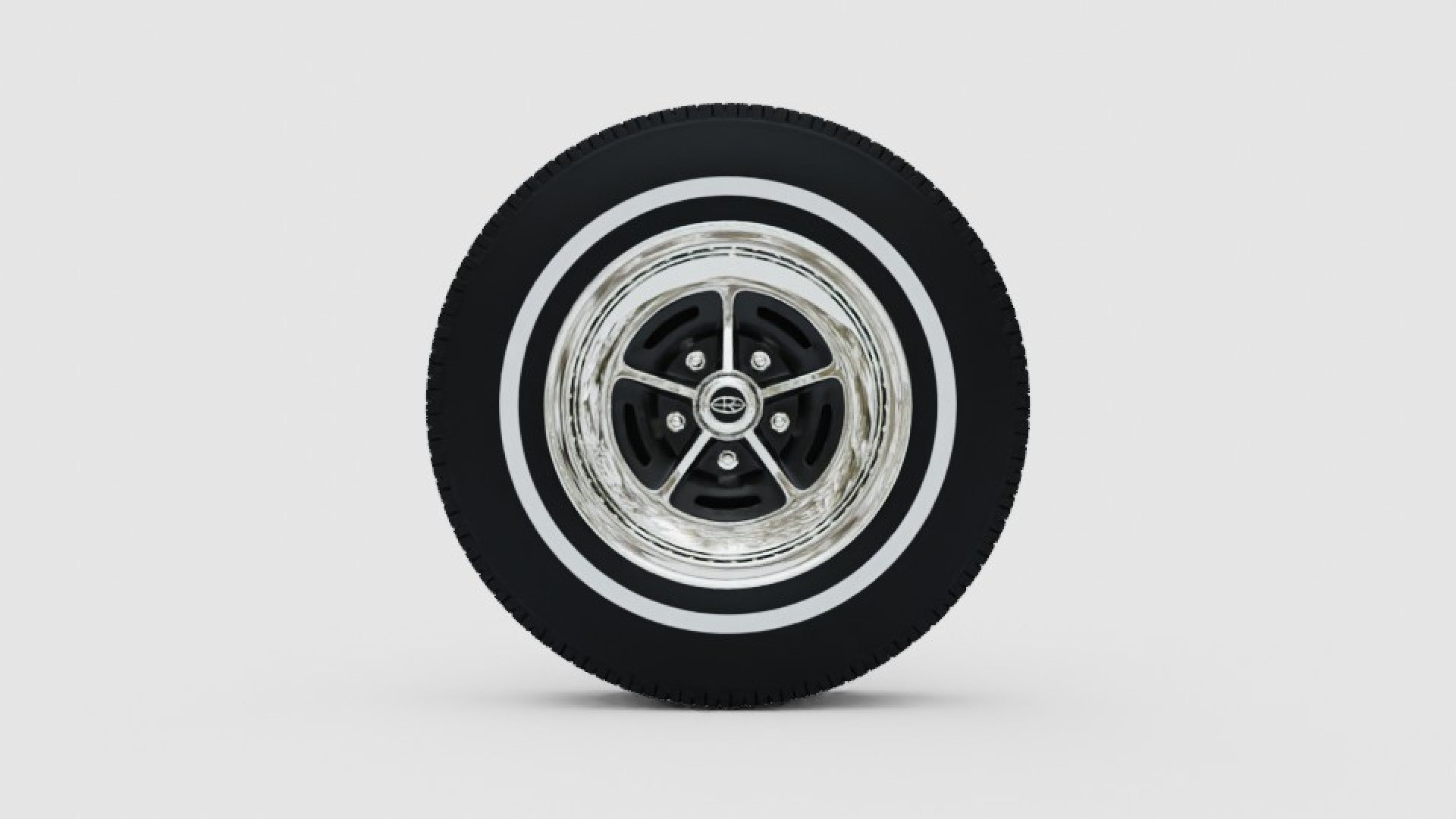 3D Buick Riviera Wheel With Rim Model - TurboSquid 2157604