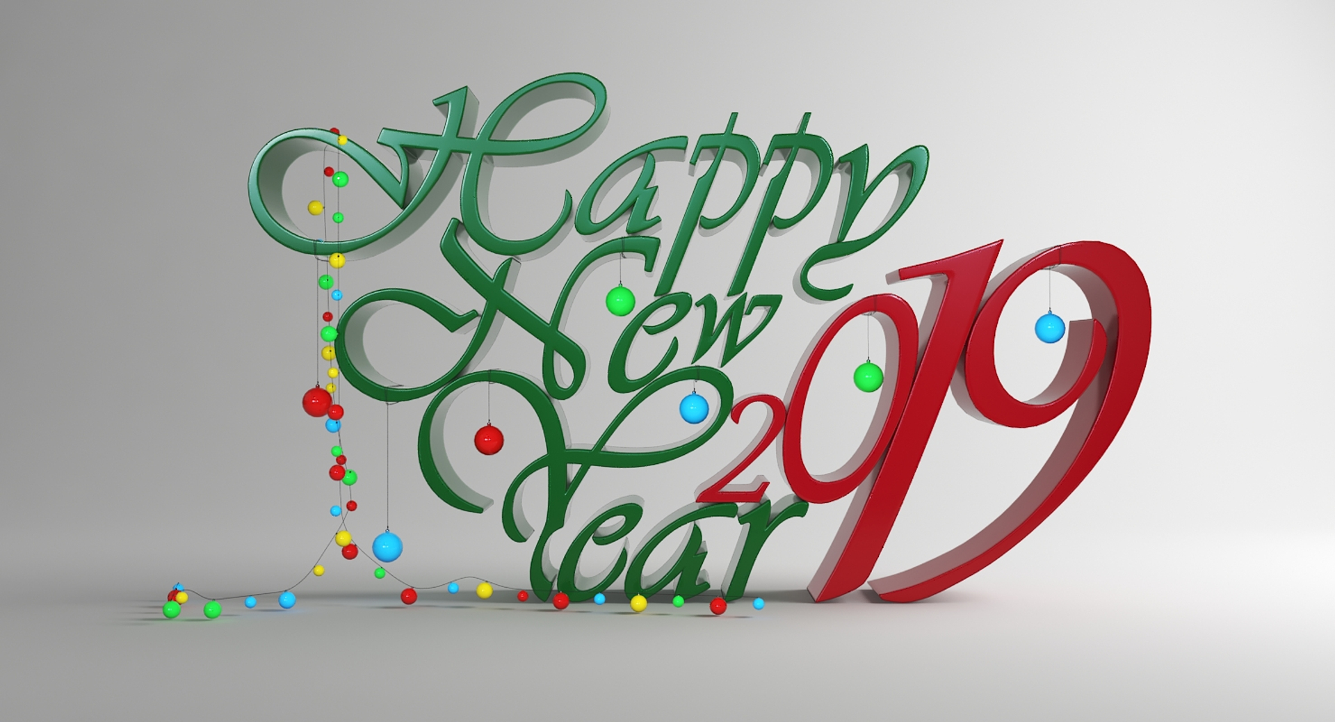 3D happy new - TurboSquid 1353736