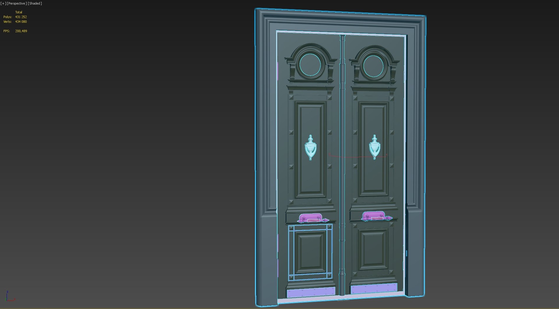 Entrance Classic Door 106 3D Model - TurboSquid 2143443
