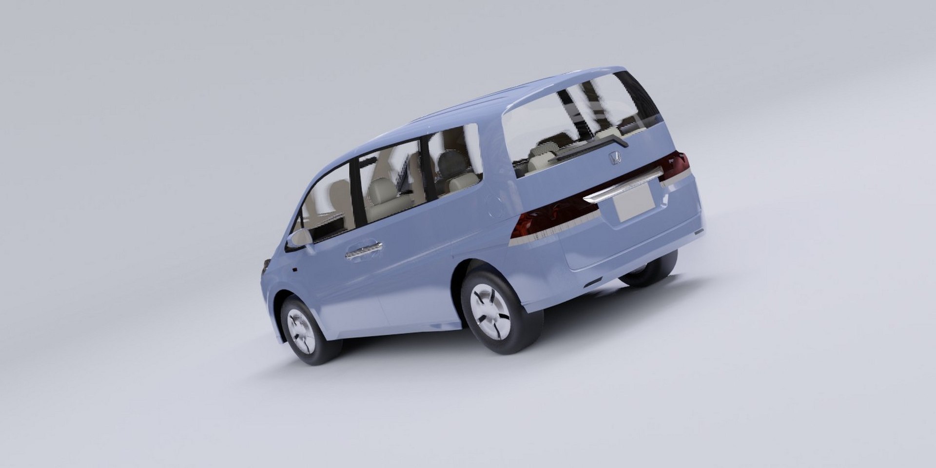 3D Stepwagon In Blender Model - TurboSquid 1989743