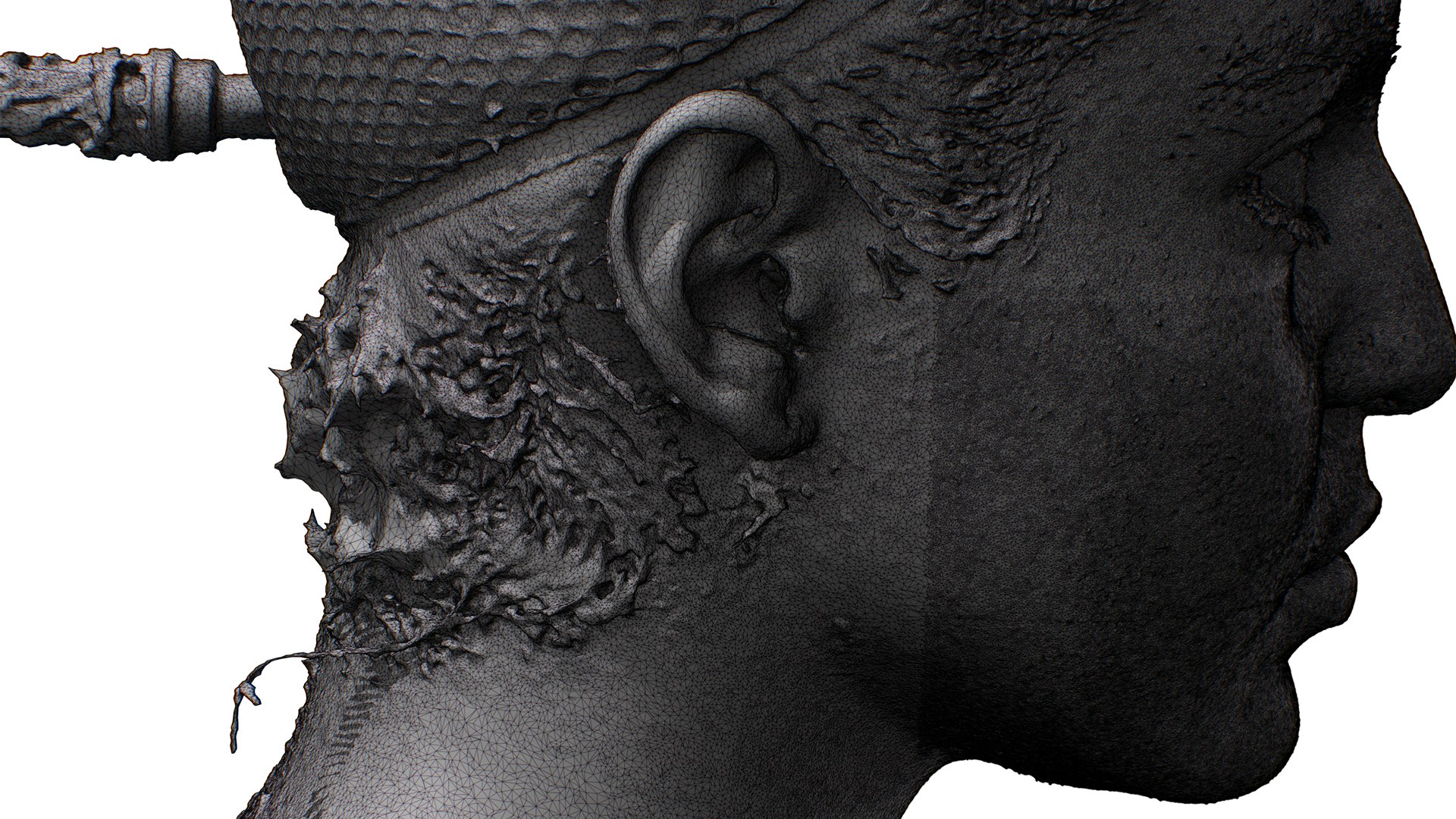 3D Raw Head Scan Poppy Cox - TurboSquid 1821474