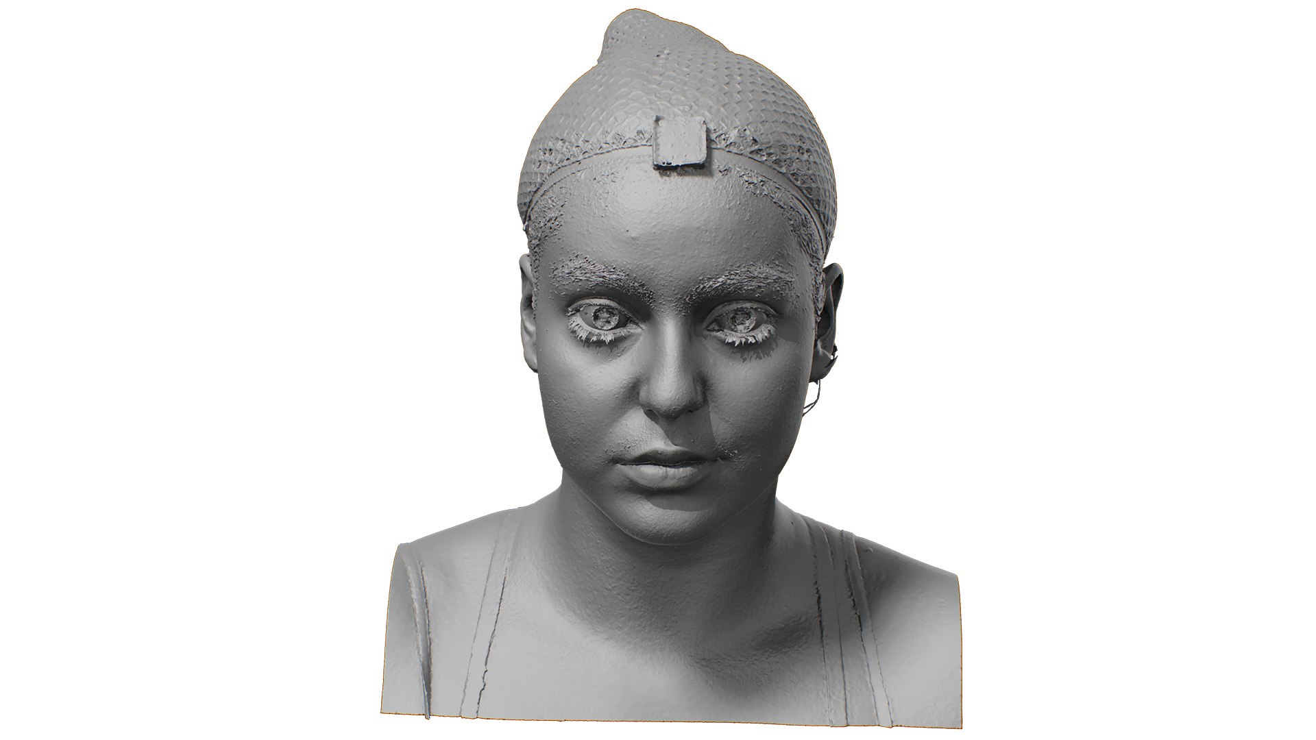 3D Raw Head Scan Poppy Cox - TurboSquid 1821474