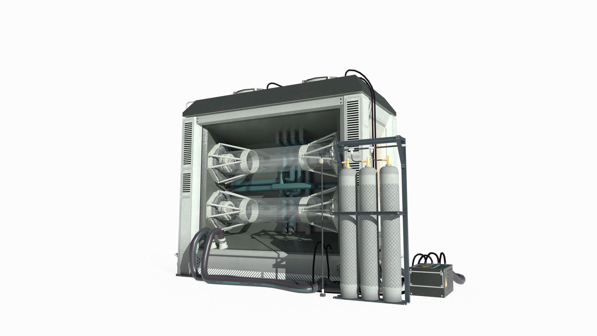 Future Science Fiction Particle Extractor 3D Model - TurboSquid 2203276